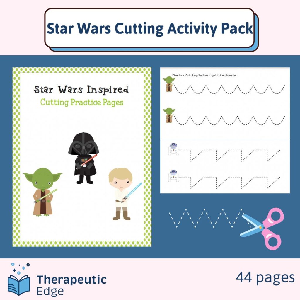 Star Wars Cutting Activity Pack - The Therapeutic Edge