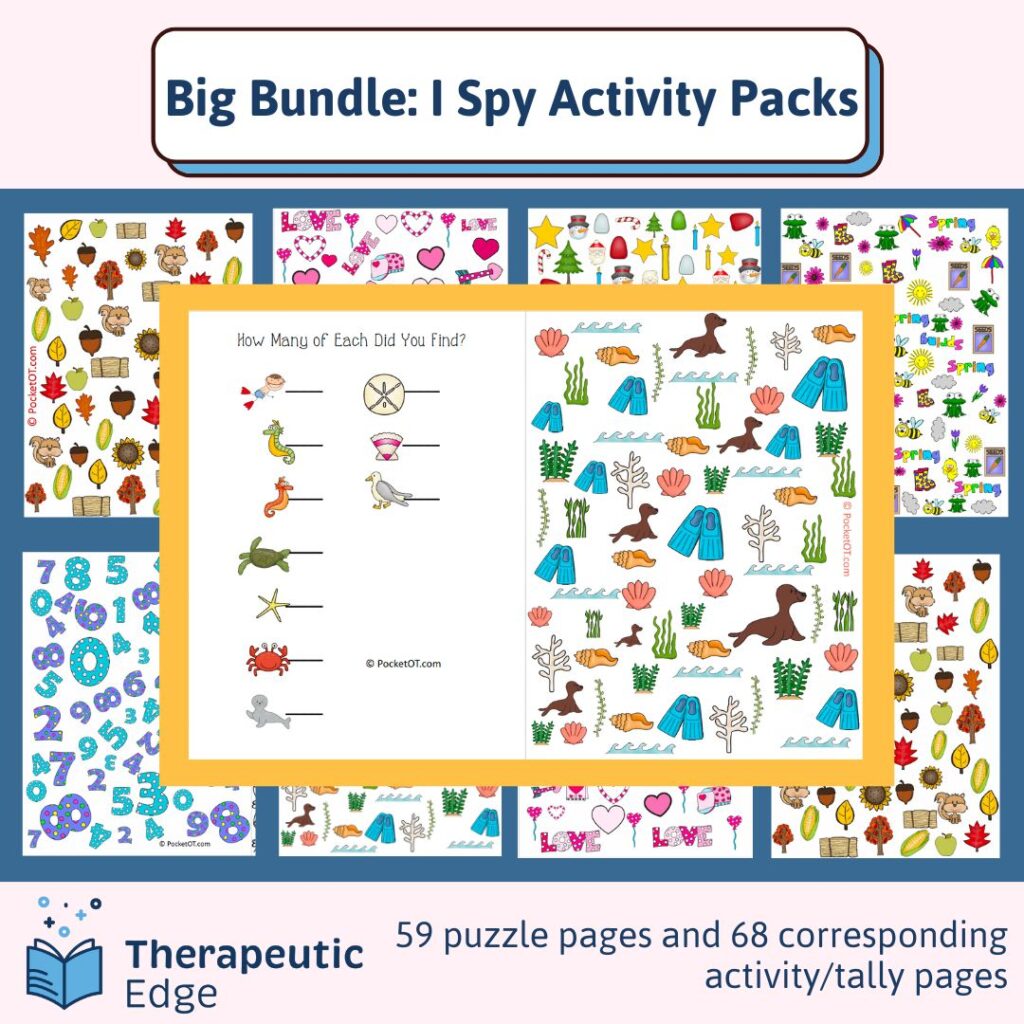 Big Bundle: I Spy Activity Packs - The Therapeutic Edge Collective