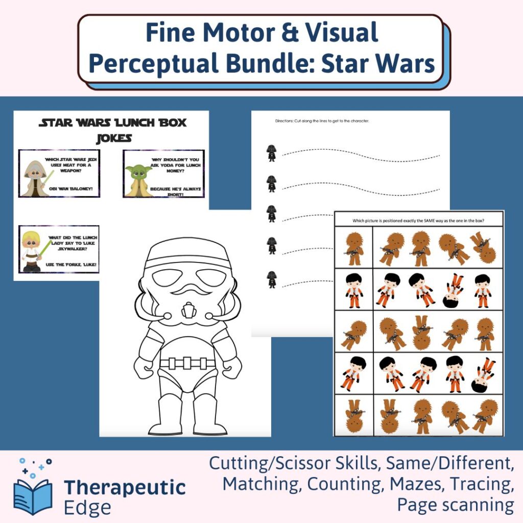 Star Wars Fine Motor Bundle- The Therapeutic Edge Collective