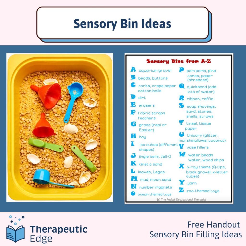 Sensory Bin Ideas - The Therapeutic Edge Collective