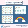 Rainbow Alpha-Match Game - The Therapeutic Edge Collective