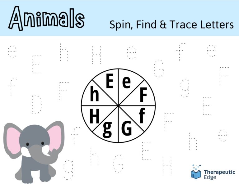 Alphabet Spin and Trace Game|The Therapeutic Edge Collective