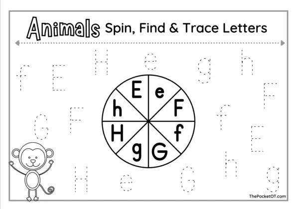 Alphabet Spin and Trace Game|The Therapeutic Edge Collective