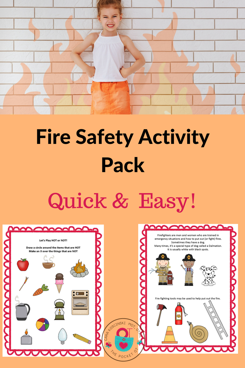Fire Safety Life Skills Activity Pack - The Therapeutic Edge Collective