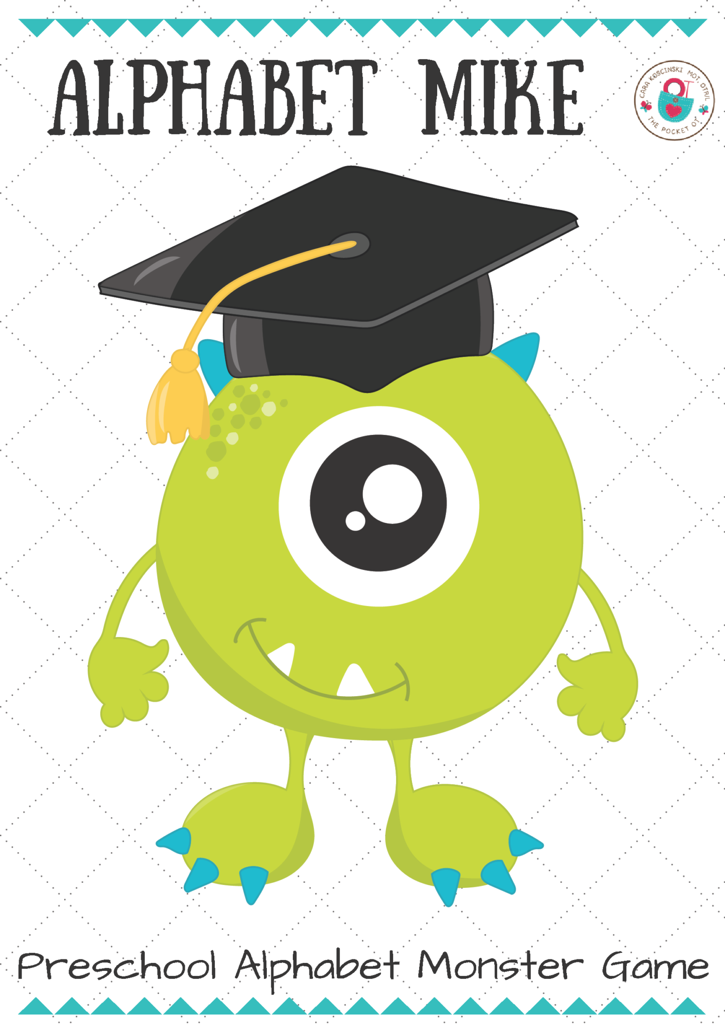 Monsters Inc. Letter Match Activity Pack - The Therapeutic Edge Collective