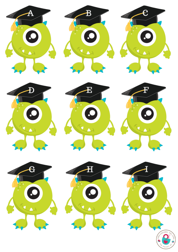 Monsters Inc. Letter Match Activity Pack - The Therapeutic Edge Collective