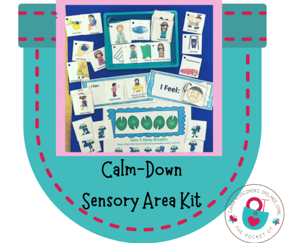 Sensory and Calm Down Area Kit Cards - The Therapeutic Edge Collective