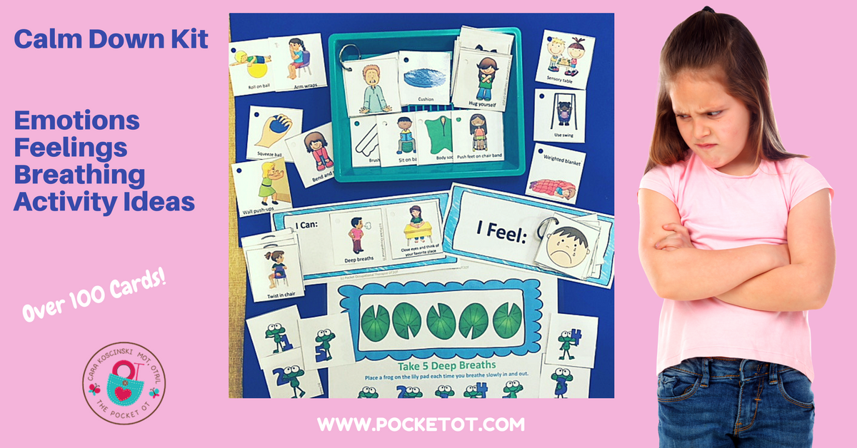 Sensory and Calm Down Area Kit Cards - The Therapeutic Edge Collective