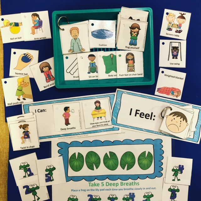 Sensory and Calm Down Area Kit Cards - The Therapeutic Edge Collective