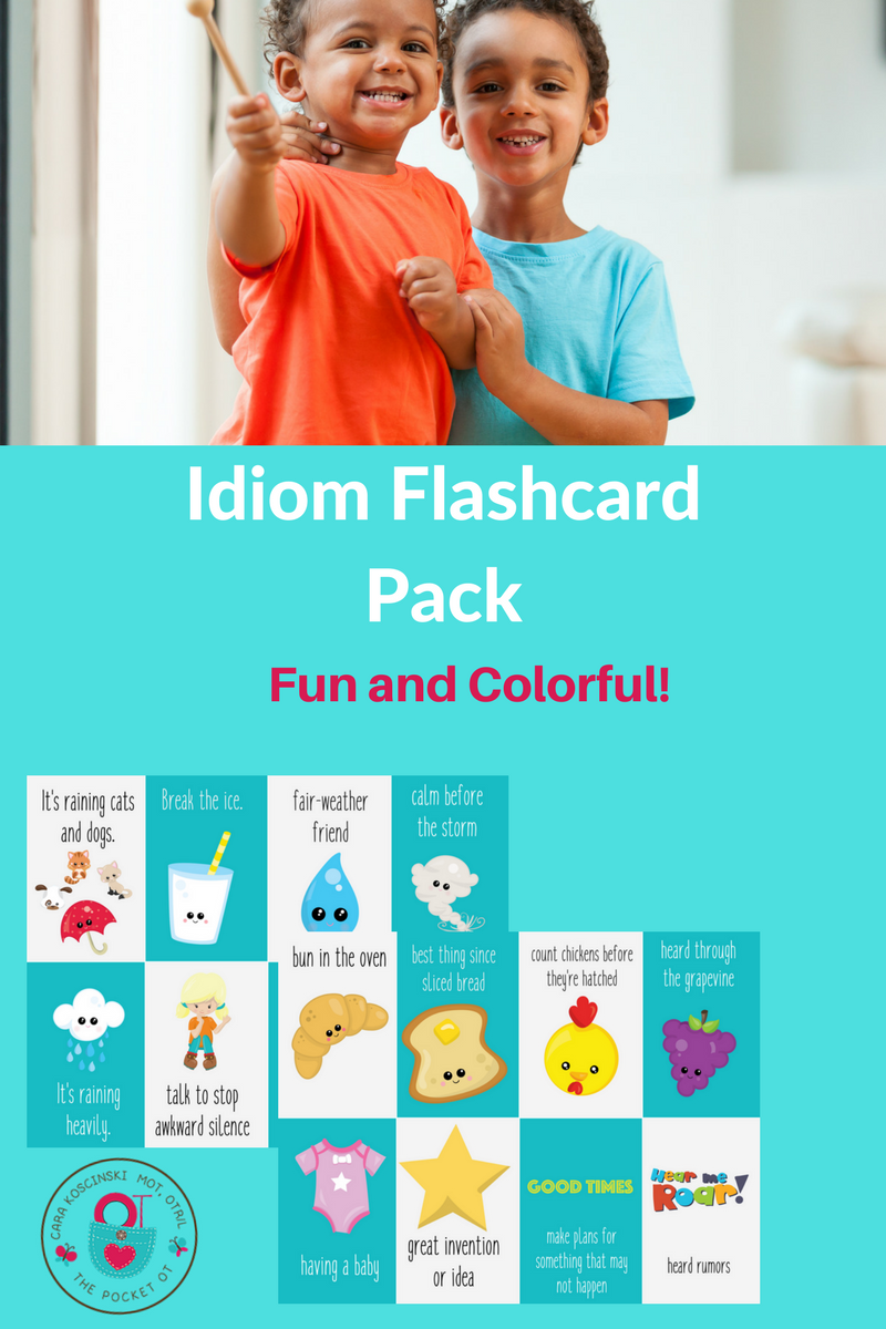 Idiom Flash Cards - The Therapeutic Edge Collective