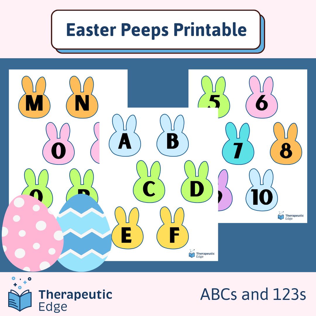 Easter Peep Printables | The Therapeutic Edge